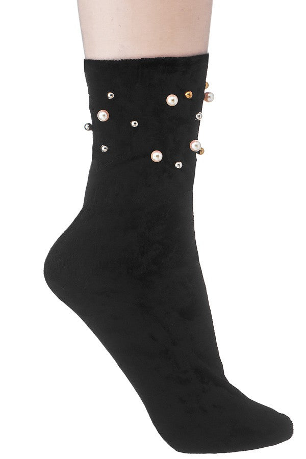 Velvet Pearl Socks – Jazzychica Boutique
